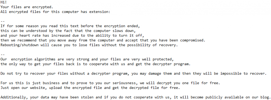 NetWalker Ransomware in 1 Hour - The DFIR Report
