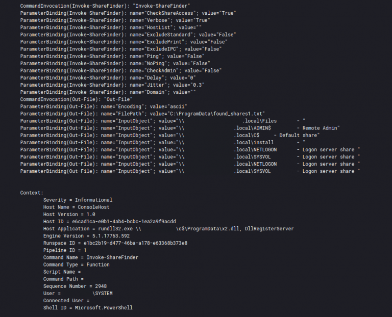 ShareFinder: How Threat Actors Discover File Shares – The DFIR Report